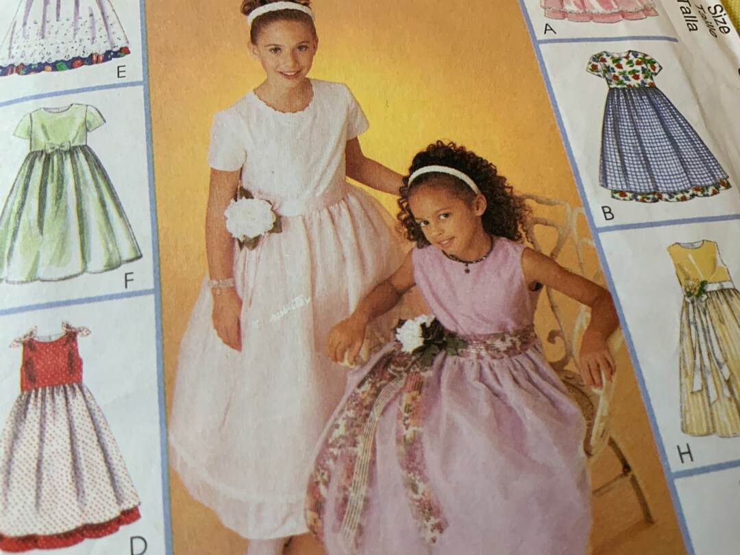 Mccalls Pattern 9284 Girls Dress Pattern Size 7 8 10 - Etsy