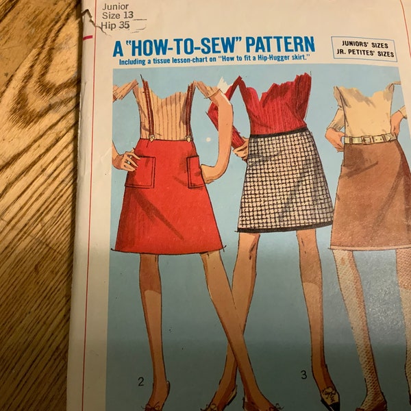 Hip Hugger Skirt - Etsy