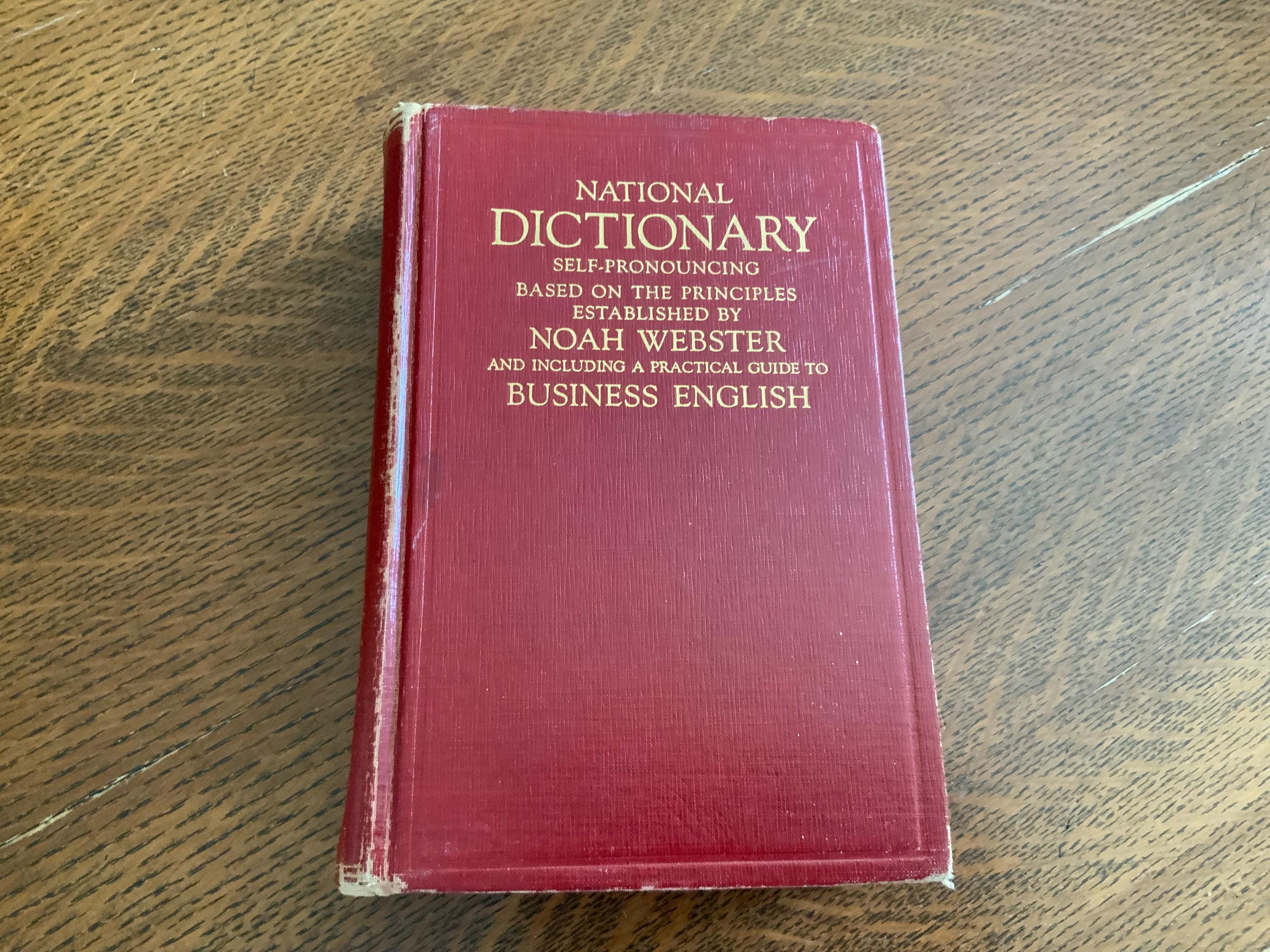 Dictionary 1947 Edition, P F Collier & Sons, Based on Noah Webster NY ...