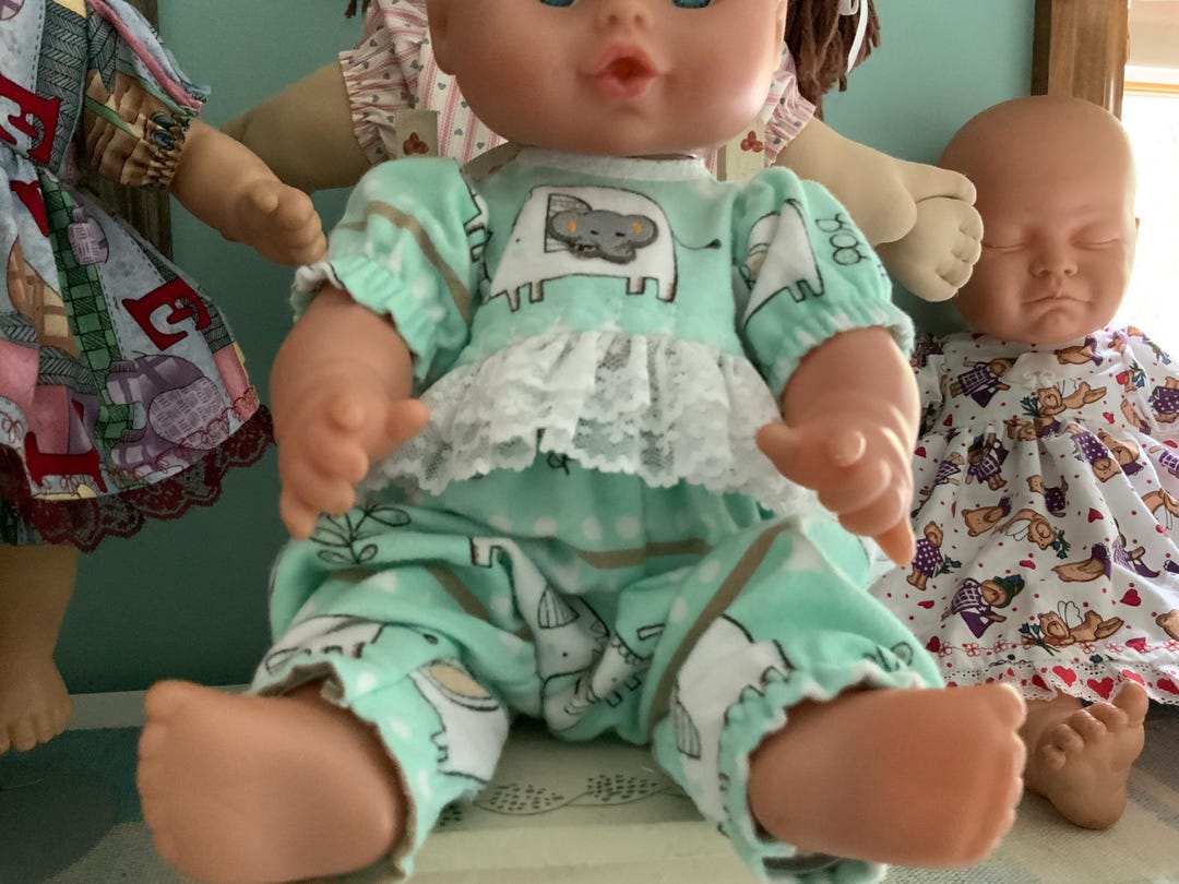 12 Inch Doll Clothes, 12” Doll Clothes, Handmade, 12” Doll Pajamas - Etsy