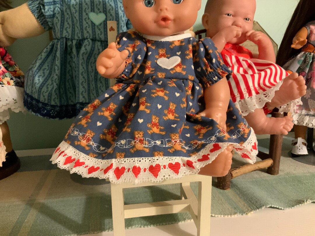 12 Inch Doll Clothes, 12” Doll Clothes, Handmade, 12” Doll Dress - Etsy