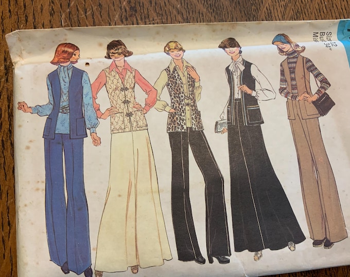 Simplicity 7842, Peasant Tops and Skirt Pattern, Classic Vintage 70’s ...