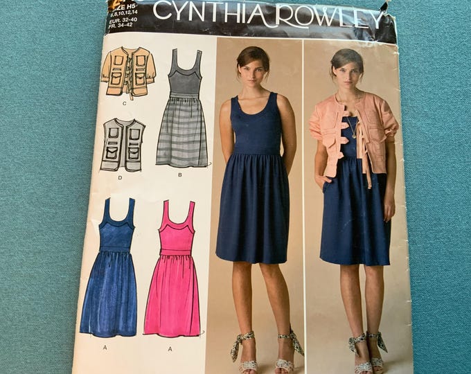 Simplicity 0915, Peplum Top, Short and Cropped Pants, Sizes 16 18 20 22 ...