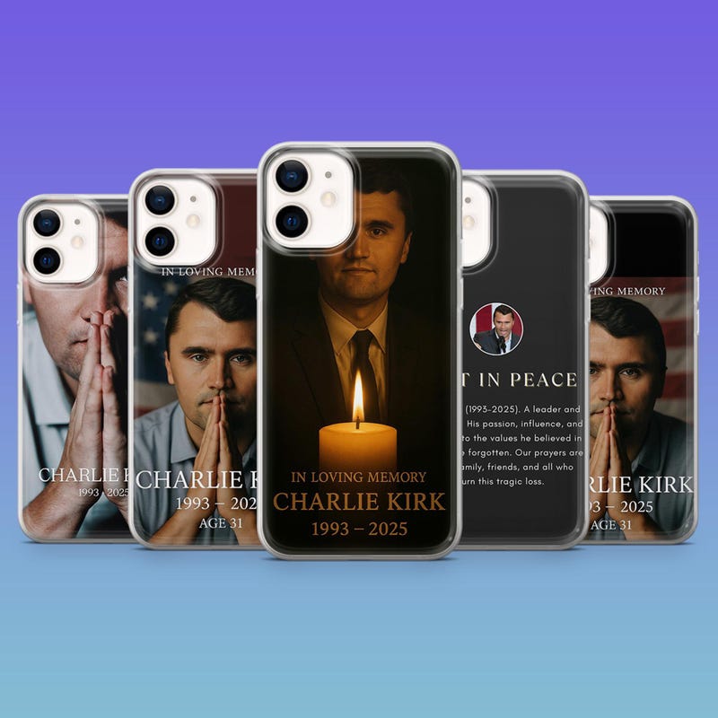 Charlie Kirk Phone Case - Etsy
