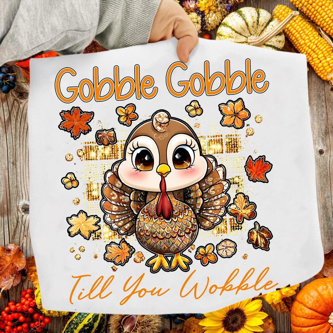 Thanksgiving Png, Gobble Thanksgiving Png, Turkey Png, Turkey Patchwork ...