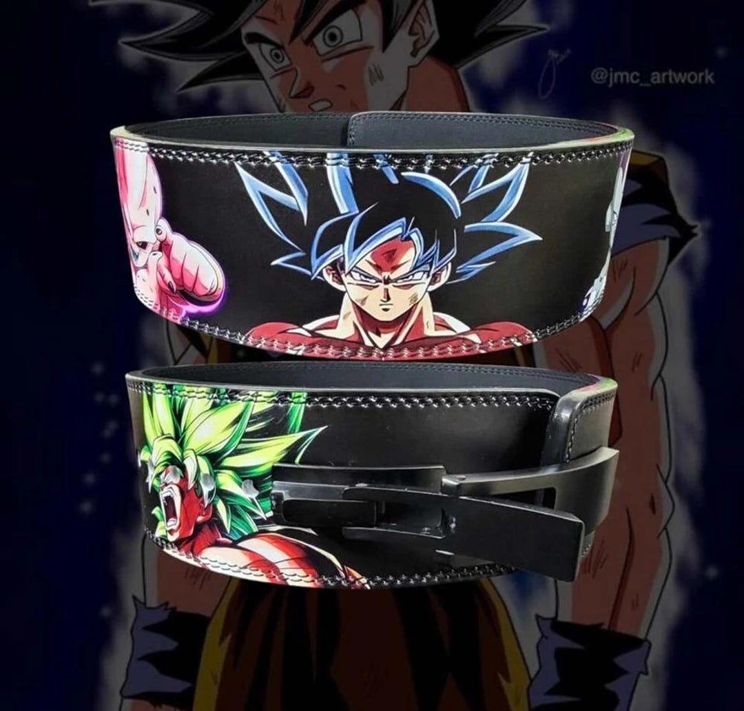 Dragon Ball Weight Lifting Powerlifting Belt Strength Training Goku ...