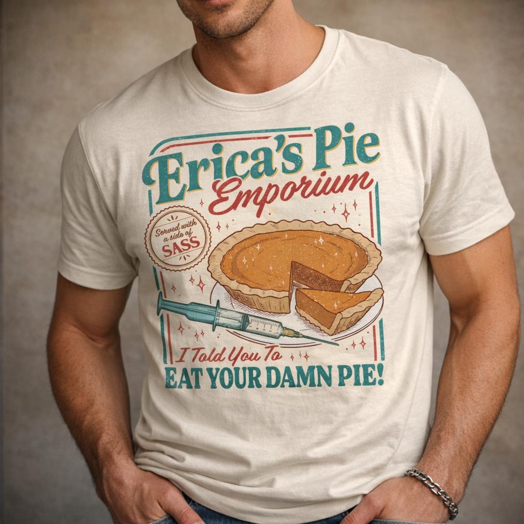 Retro Sci Fi Quote Shirt, Eat Your Damn Pie T-shirt, Nostalgia Tee, 80s ...