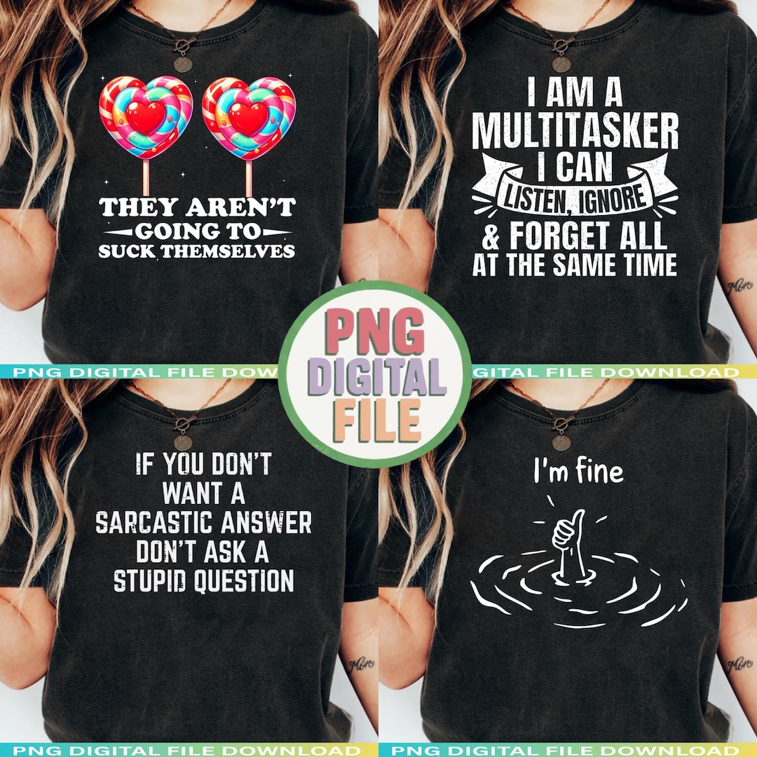 Inappropriate Meme Shirt Design Bundle – Sarcastic Adult Humor Quotes ...