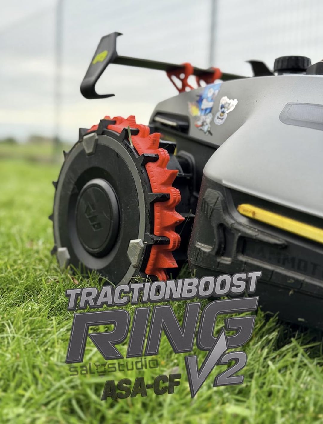 Tractionboost Ring V2 -traction Upgrade for Mammotion Yuka Mini - Etsy