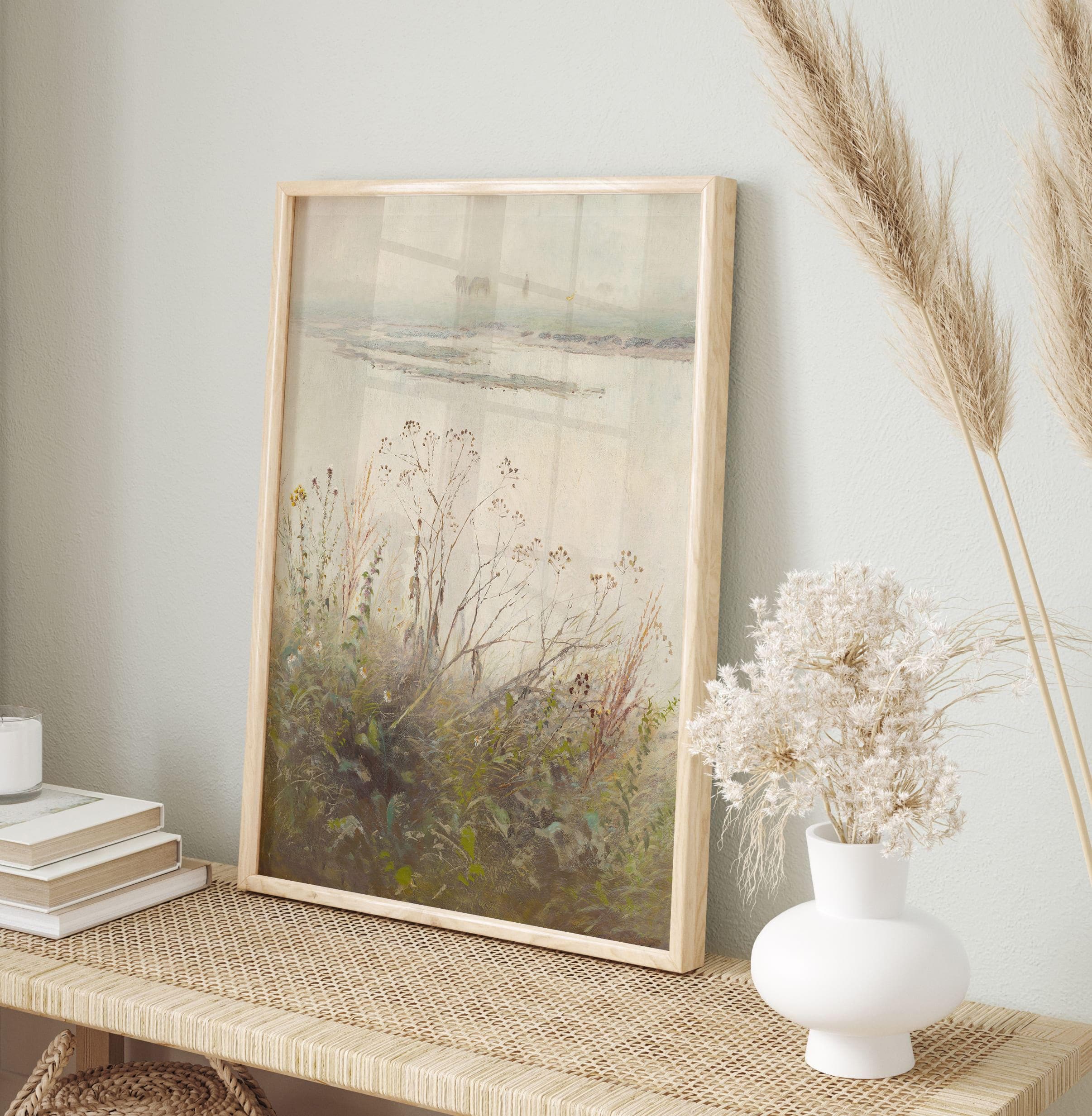 100 Vintage Farmhouse Prints | Rustic Country Landscape Wall Art ...