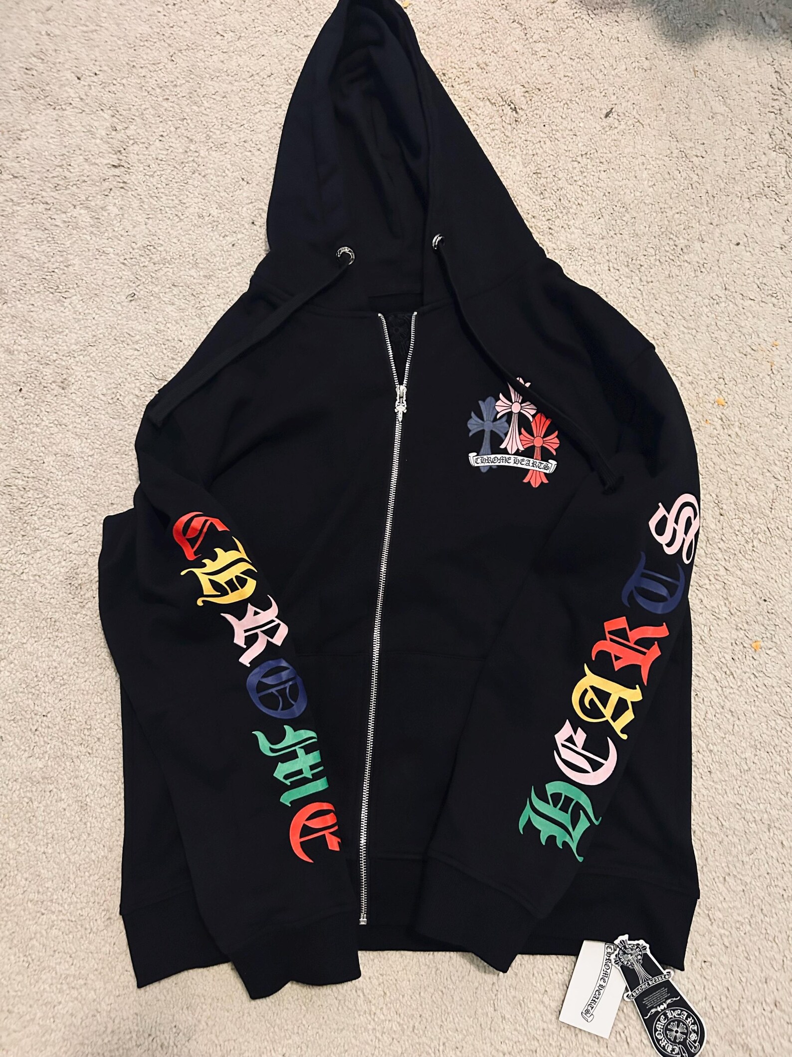 Chrome Hearts Large Black Hoodie Brand New - Etsy