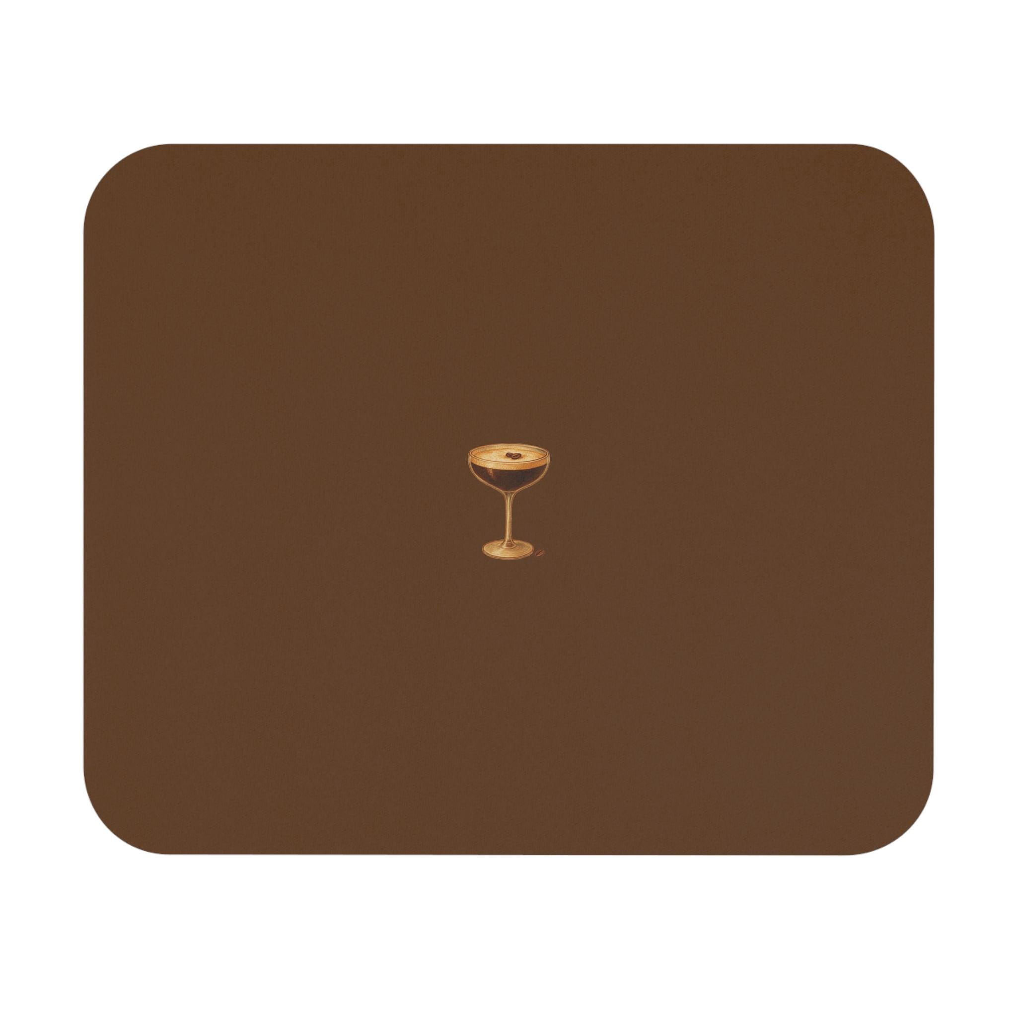 Rectangle Mouse Pad, Chocolate Brown Espresso Martini Desk Mat ...