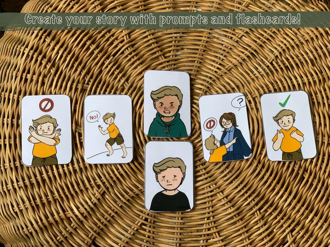 Printable Therapy Doll Pattern + Flashcards & Game | Emotional Learning ...