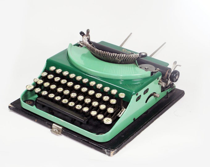 Vintage Two Tone Green Remington Model 2 - Etsy