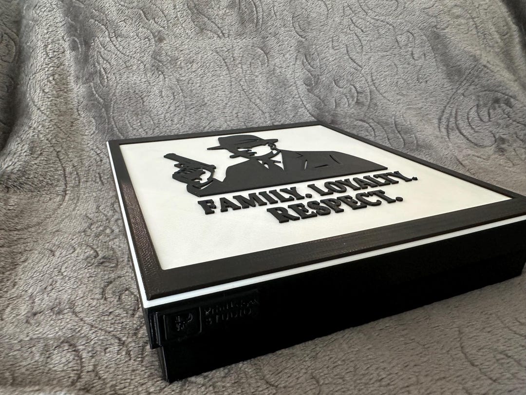 Mafia Cigar Box, Magnetic Lid, Gangster Stencil, 3D Printed - Etsy