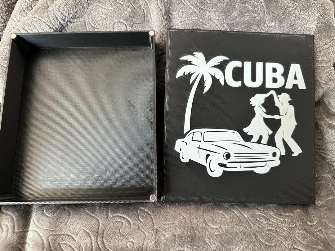 Cuba Cigar Box. Magnetic Lid. Unique Gift for Men, Dad or Collector. - Etsy