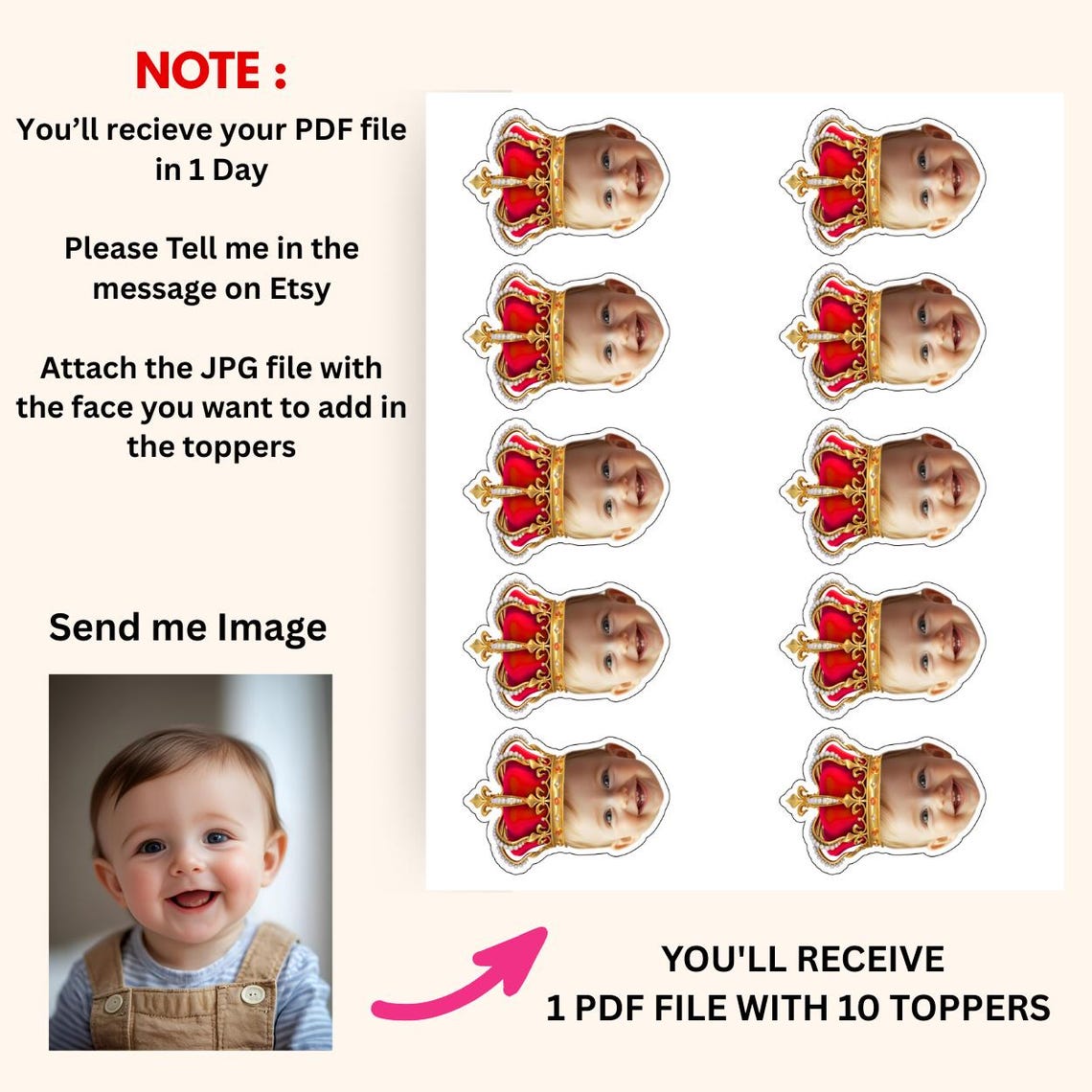 Custom Fireman Birthday Cupcake Toppers Printable | Firefighter Theme ...