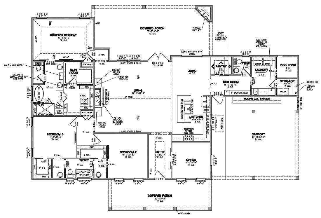 Texas Starter Home Plan Bundle | 3 Small House Floor Plans – Digital ...