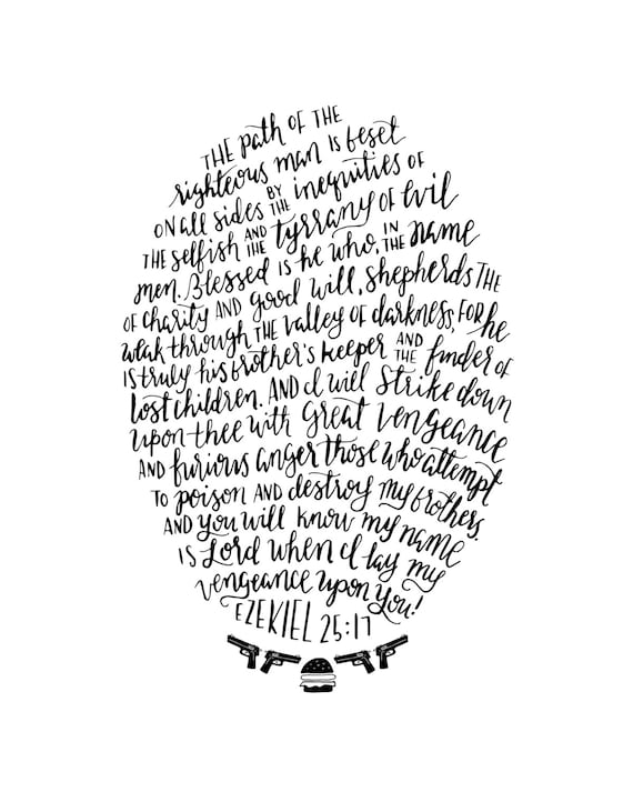 Pulp Fiction Verse Quotes New Testament Scripture Quote Love Your
