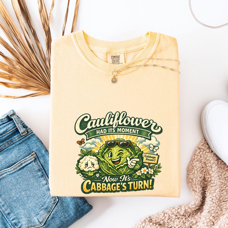 Cabbage T Shirt - Etsy