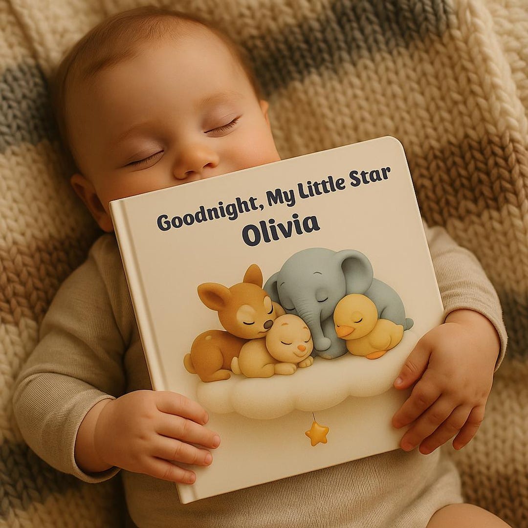 Personalized Baby Book With Name | First Birthday Gift | Children's ...