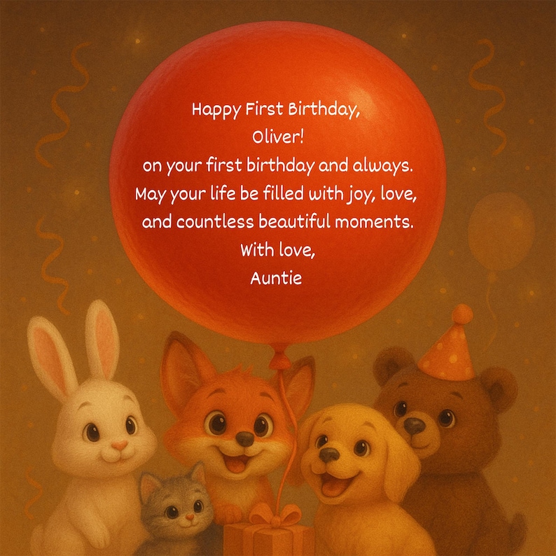 Personalized First Birthday Gift | Baby Book | Baby Shower | Custom ...