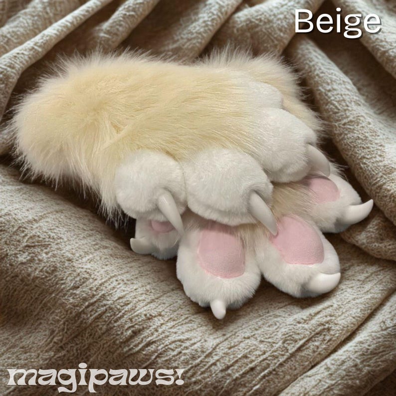 15 Colors! Fursuit Paws Cheap Kemono Furry Paws Black Wolf Paws Partial ...