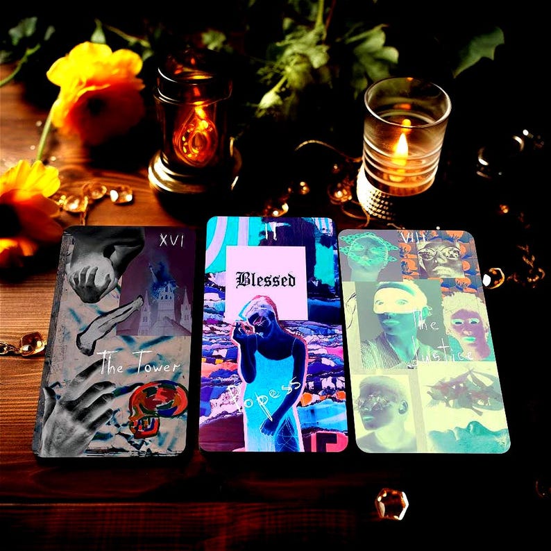 Fuzzbox Tarot – a Tarot Deck With Provocative Collages for Rebels ...