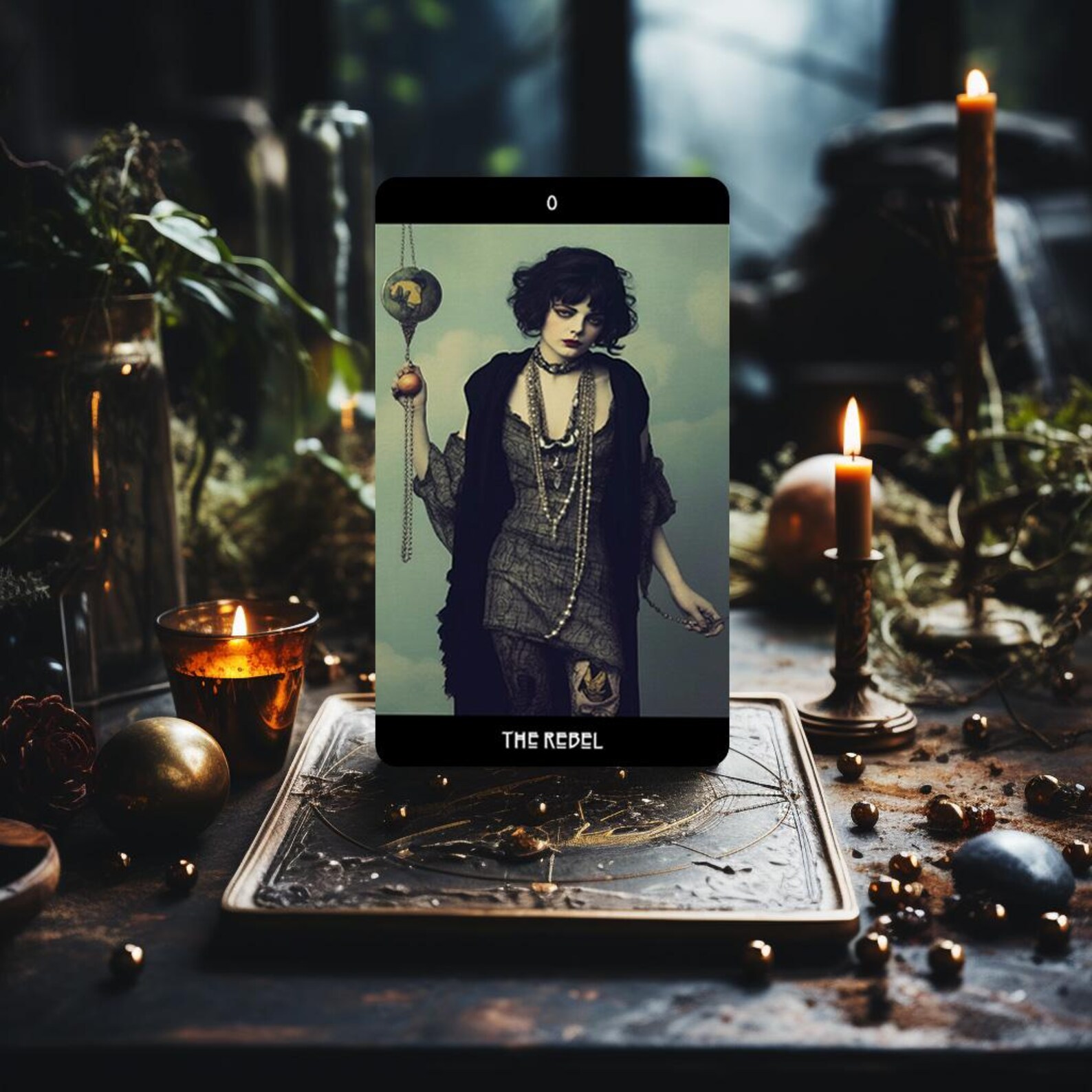 Grunge Goddess Tarot Deck | Dark Feminine Major Arcana | Witchy Oracle ...