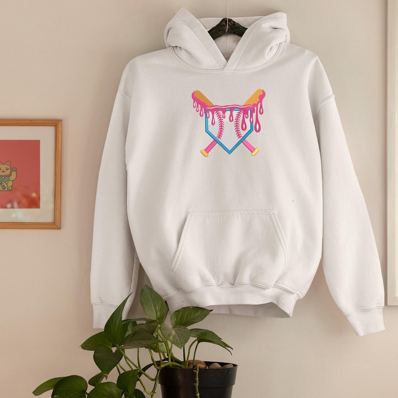 Softball Heart With Crossed Bats Embroidery Design, Dripping Softballs ...
