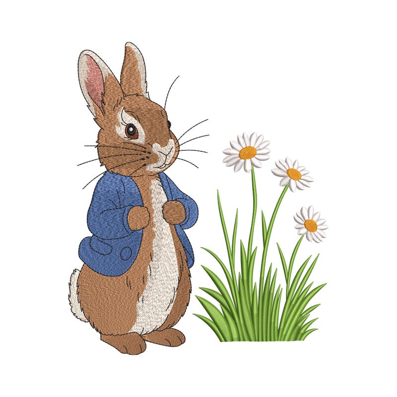 Peter Rabbit Embroidery Design - Etsy