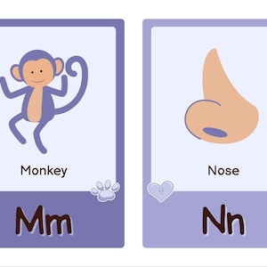 Printable Alphabet Flashcards for Kids | Cute & Colorful ABC Learning ...