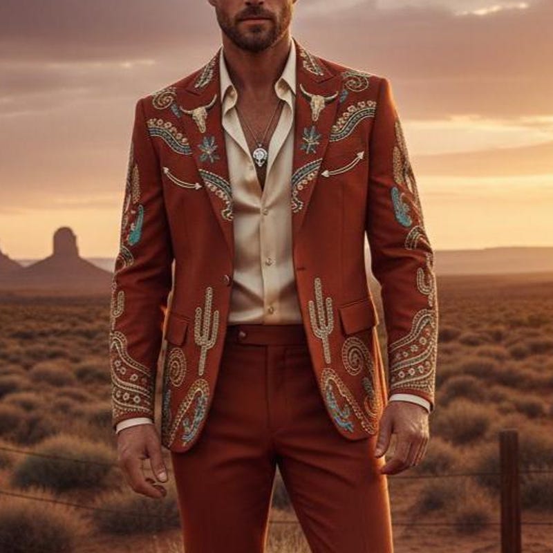 Western Suit - Etsy