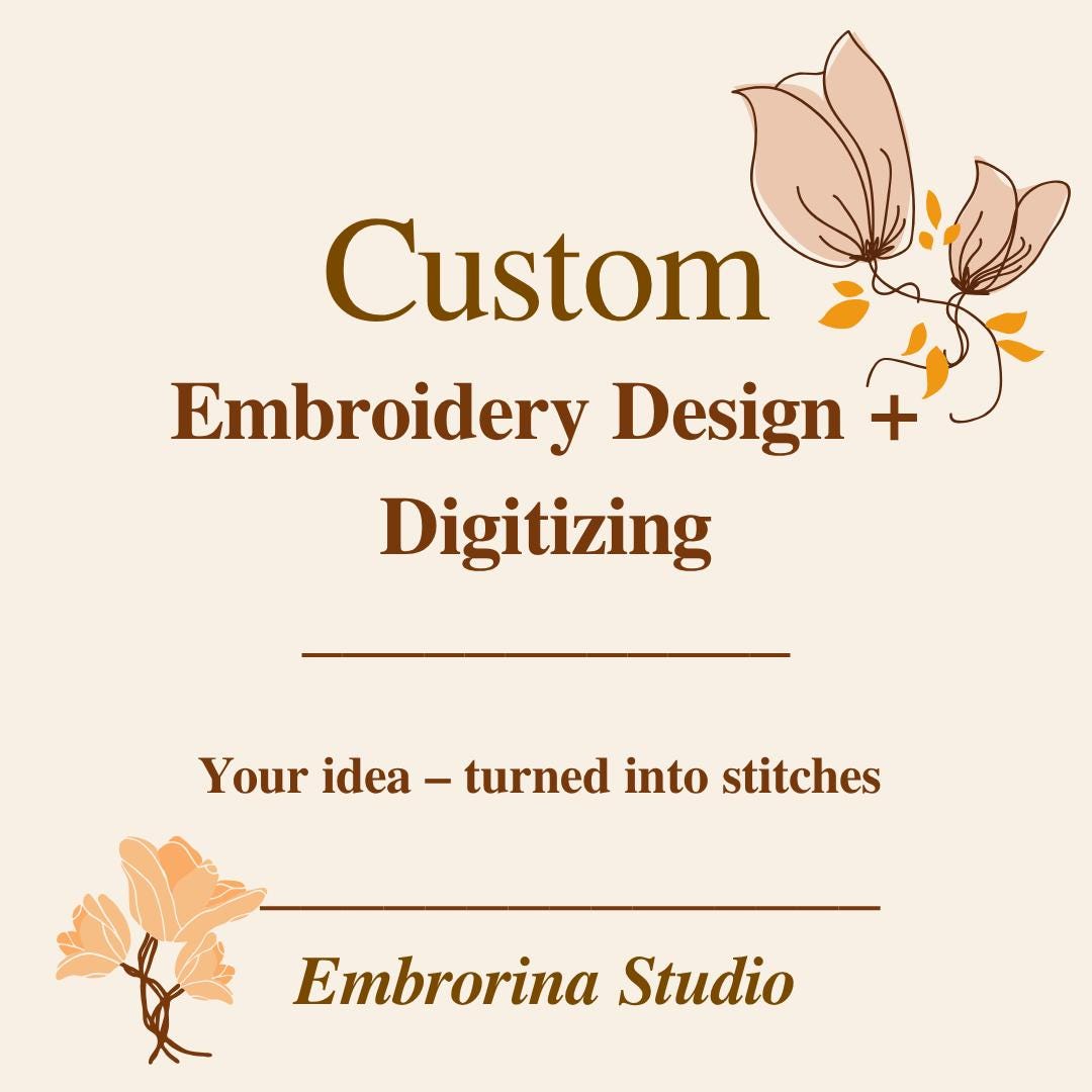 Custom Embroidery Design | Personalized Digitizing Service | Machine ...