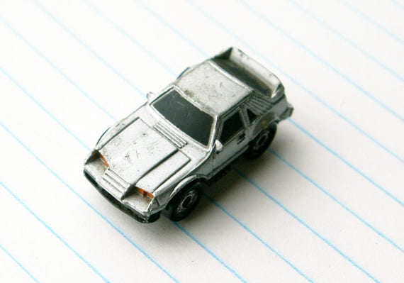 Silver Micro Machine Sports Car Vintage Toy | Etsy