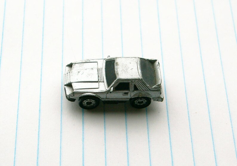 Silver Micro Machine Sports Car Vintage Toy | Etsy