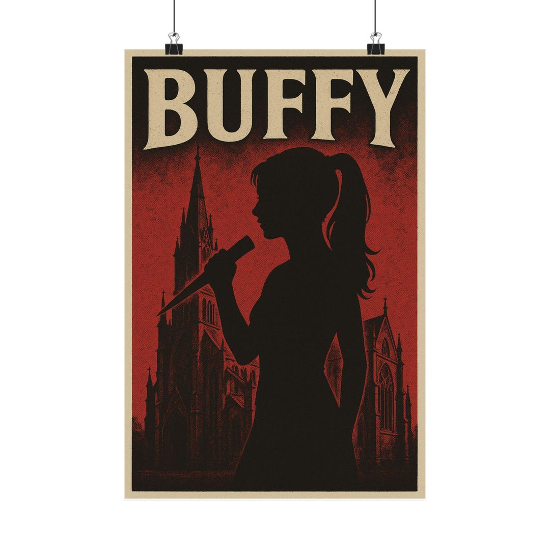 Buffy Inspired Matte Vertical Posters, Wall Art, Home Decor, Fantasy ...