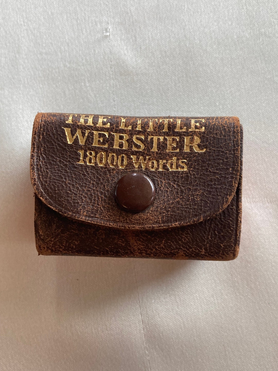 Vintage Little Webster Dictionary ~ Brown Leather ~ 1930's ~ 18000 ...