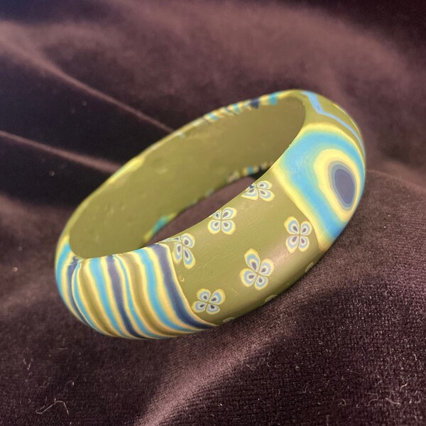 Polymer Clay Bangle - Etsy