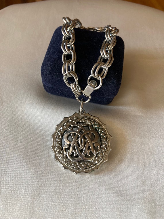 Vintage Coro Style Heraldic Gem