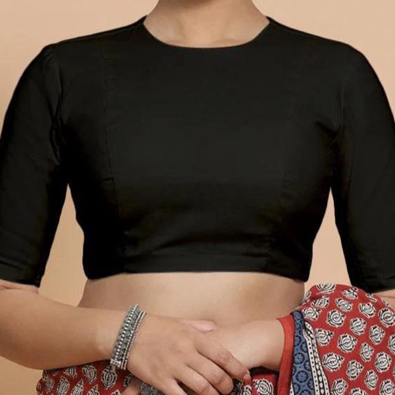 Black Saree With Strips - Etsy