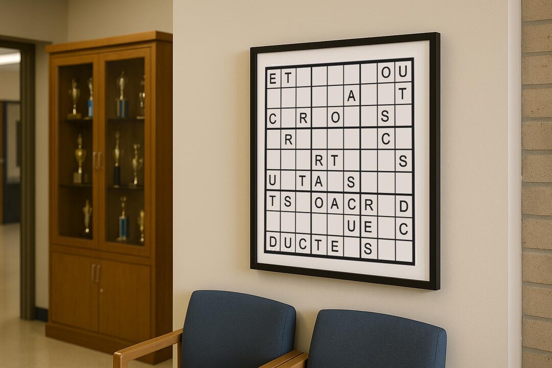 Framed EDUCATORS Word Sudoku Art Print • Teacher Classroom Decor End of ...