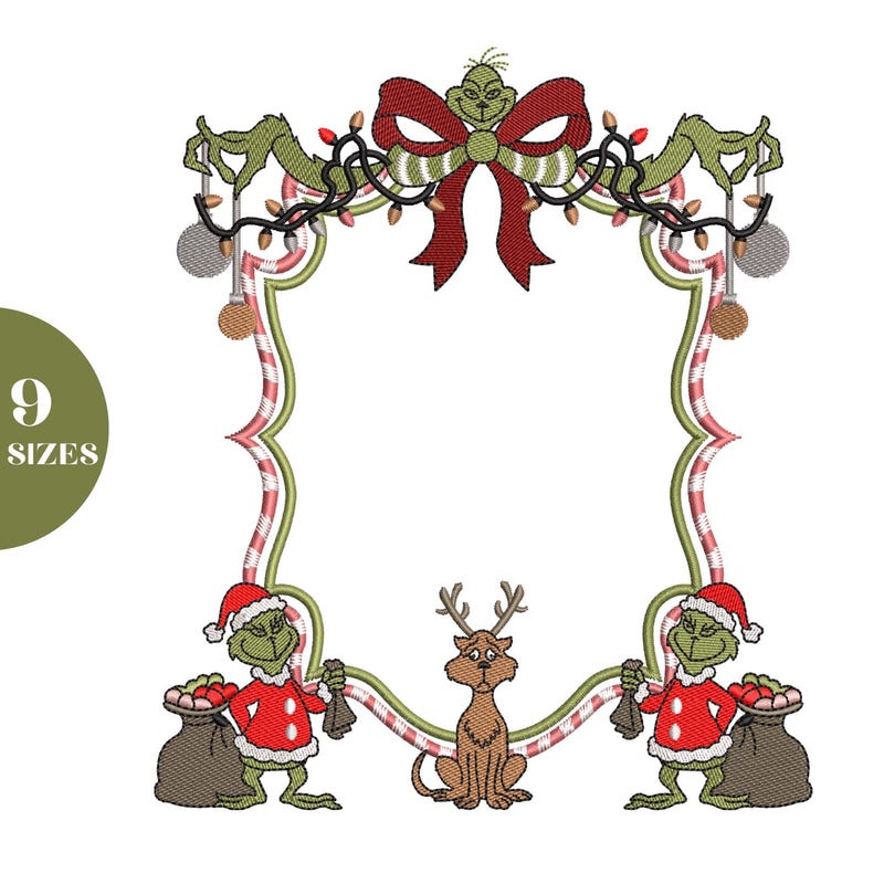Grinch Border - Etsy