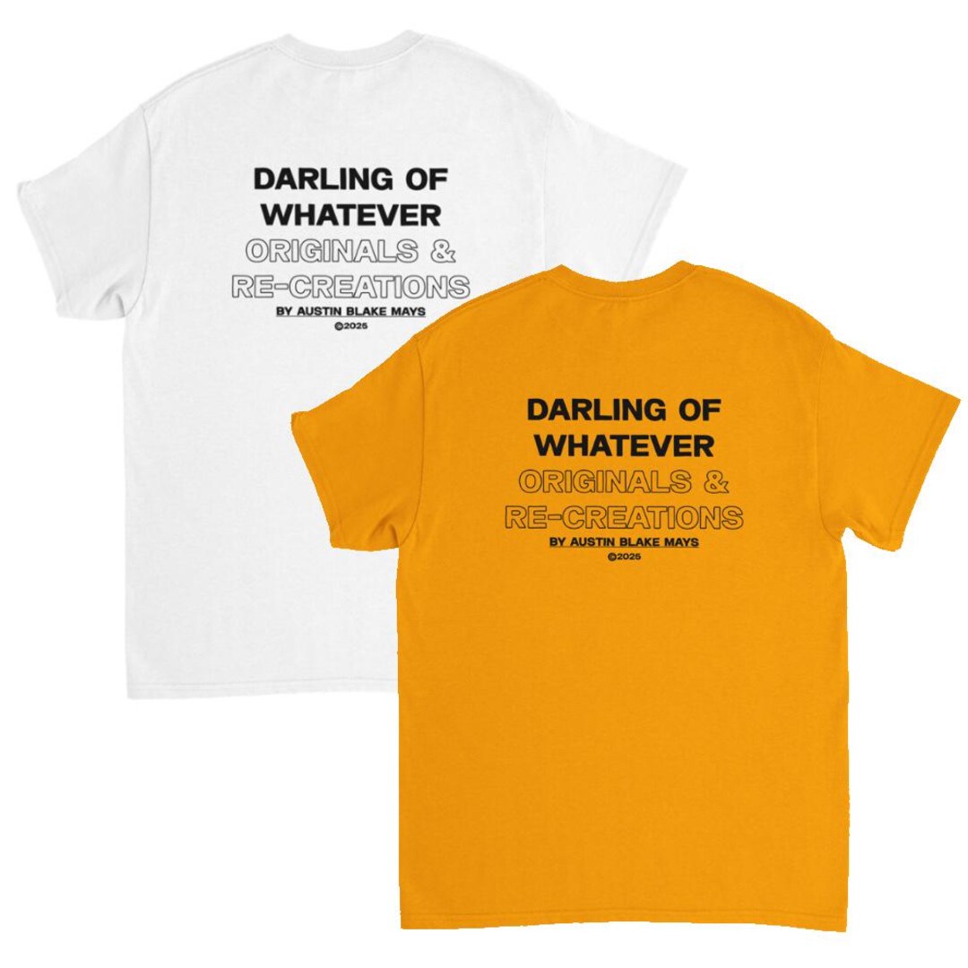 DOW Merch Tee | Black Text on White or Yellow Tee - Etsy