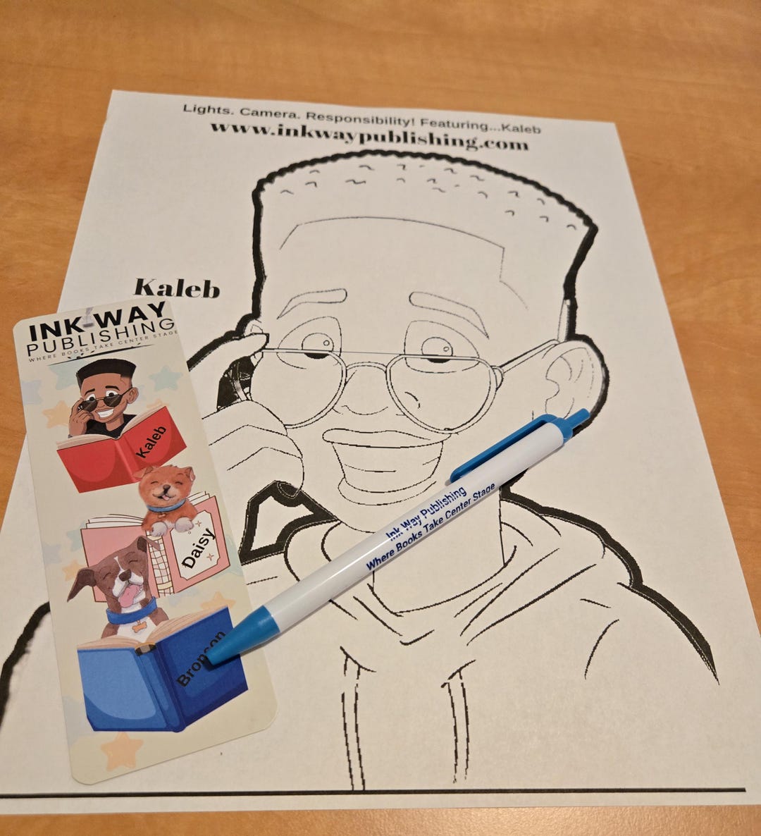 Kaleb Coloring Page - Printable Kids Activity, Children's Book ...