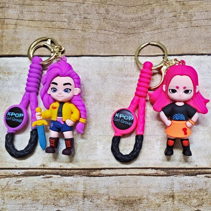 Kpop Demon Hunter Key Rings - Etsy