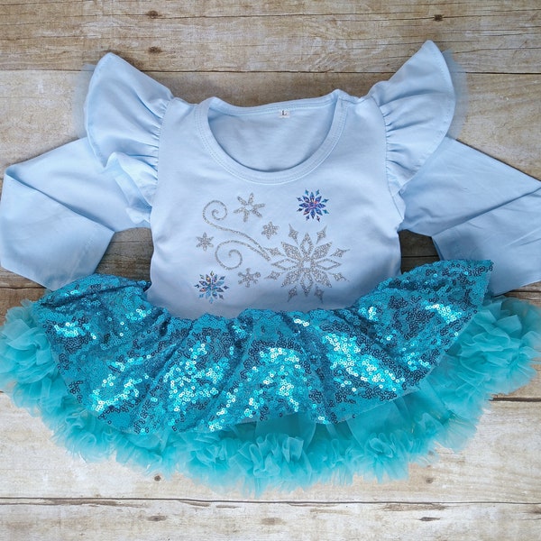 Elsa Tutu Dress - Etsy