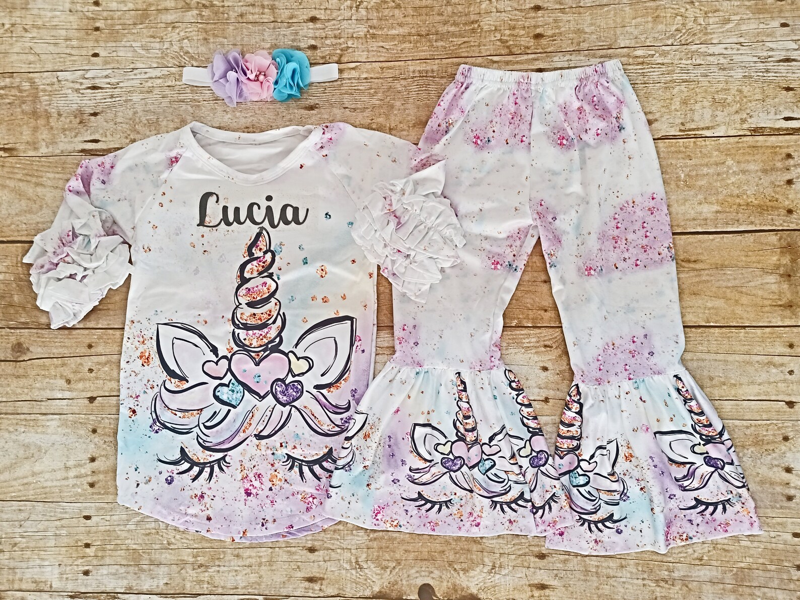 Girl Unicorn Outfit. Girl Birthday Unicorn Outfit. Unicorn | Etsy