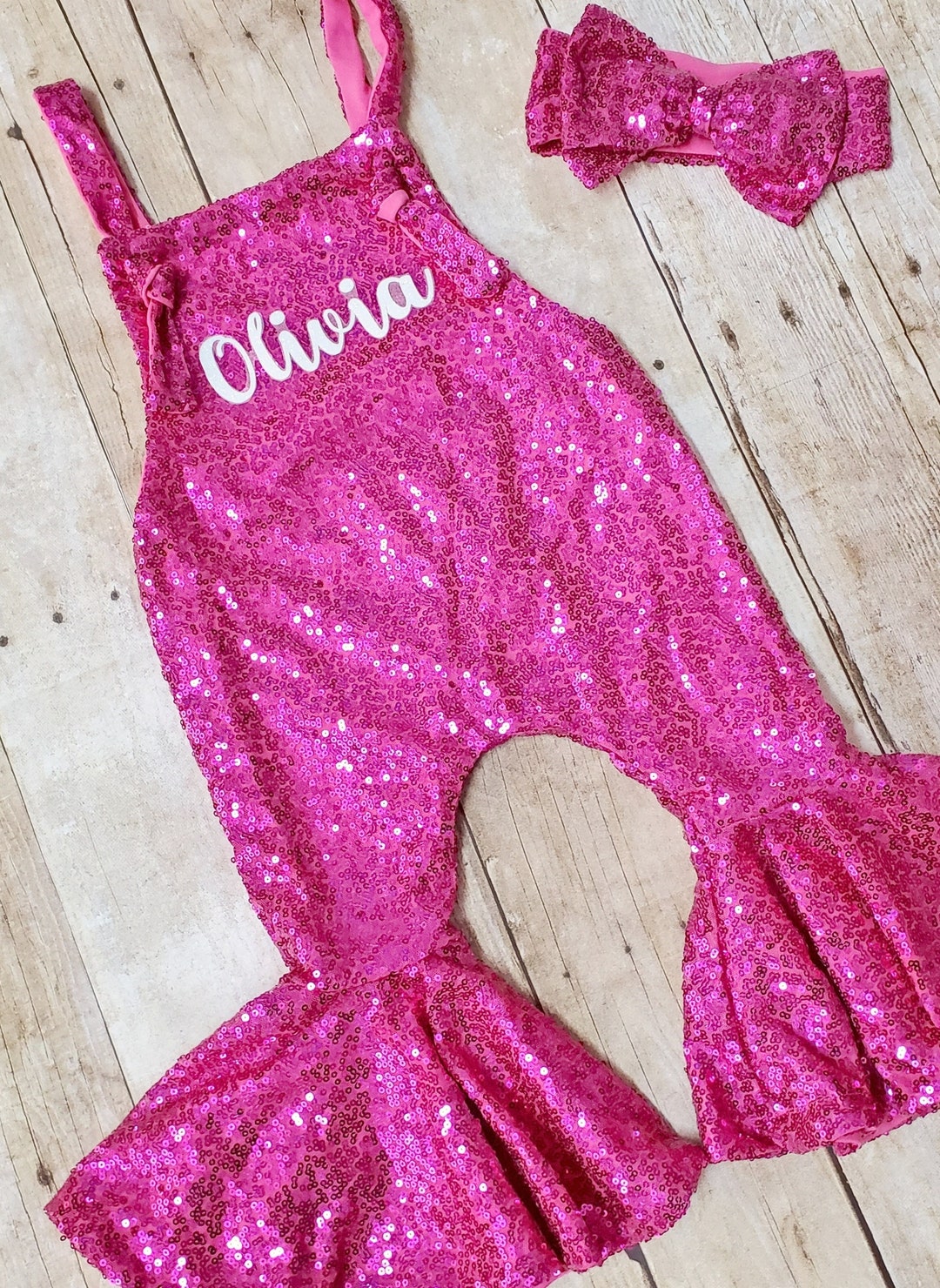 Girl Sequin Romper, Girl Pageant Bodysuit, Party Girl Romper, Bell ...