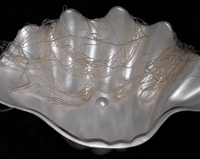 Giant 18" Pearlescent Seashell Infant Baby Poser Photography Photo Prop ...